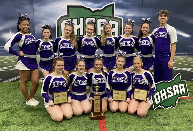 Purple Riders and Shamrocks cheerleaders win championships | News ...